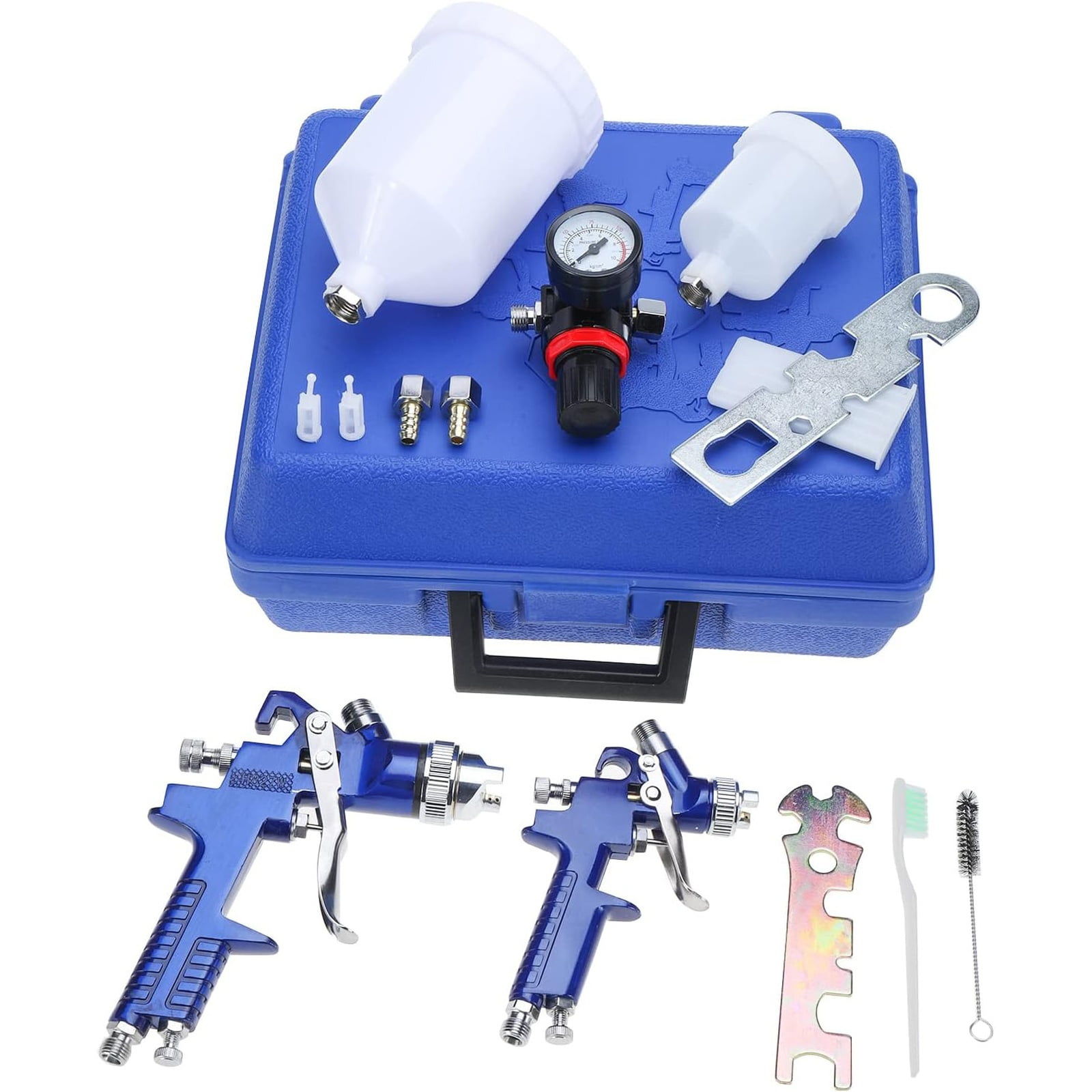 1Pc Pneumatic Paint Sprayer Set - Automotive Furniture Repair Coating ...