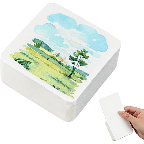1Pc Portable Art Drawing Sketchbooks Square White 65x65x29mm 60 sheets ...