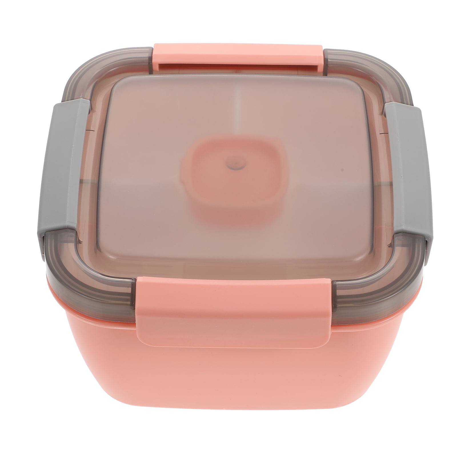 1Pc Portable Microwavable Fruit Box Salad Box Double Layer Food ...
