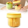 1Pc Portable Salad Cup,Fruit Cup,Salad Cup with Lid & Fork,Fruit ...