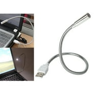 US2-4Pc Portable 10 LED USB Light Flexible Lamp for Reading Notebook ...