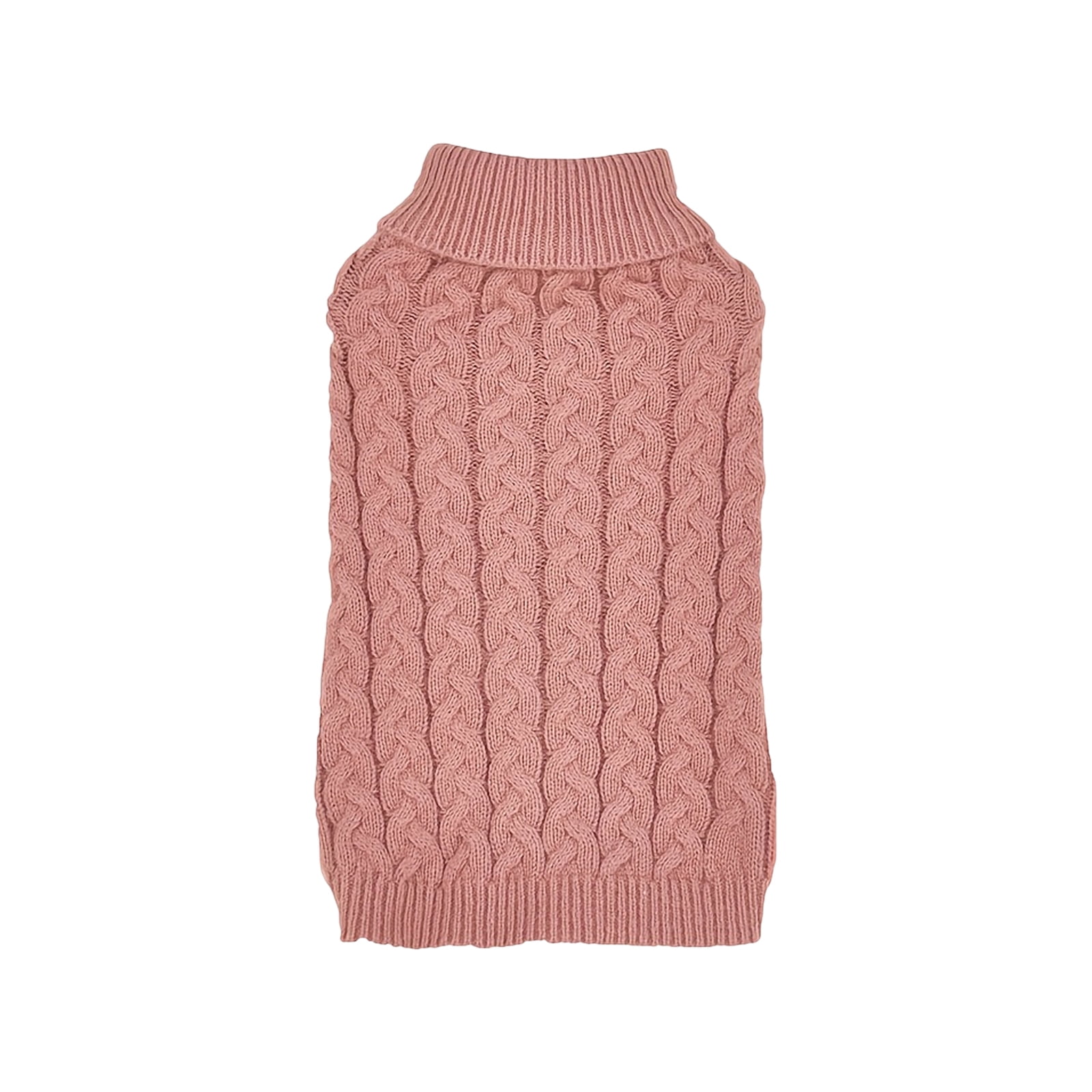 1Pc Premium Two-Foot Casual Elastic Cable Knit Dog Sweater, Comfortable ...