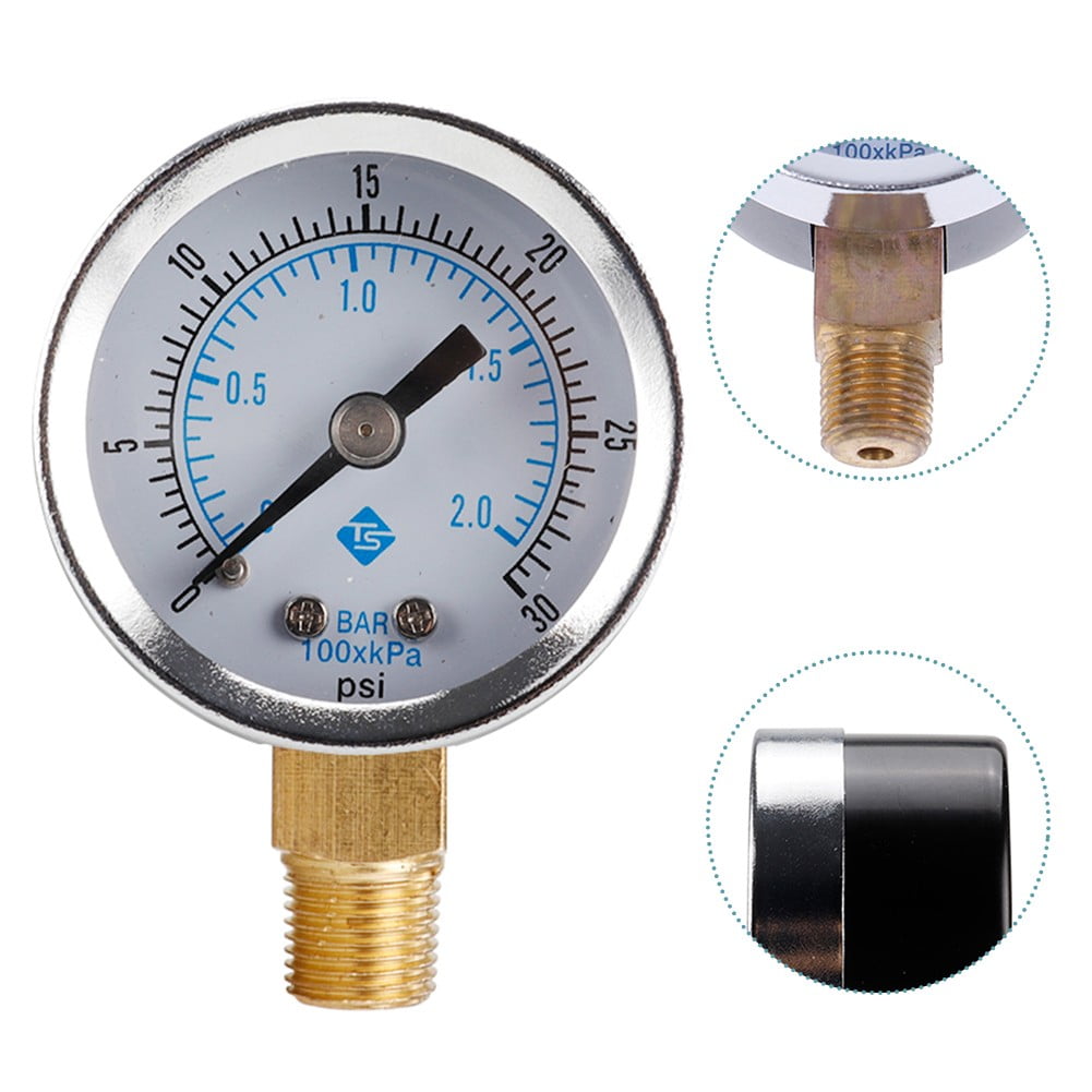 1Pc Pressure Gauge Low Pressure For Fuel Air Oil Gas Water Oil Gas ...