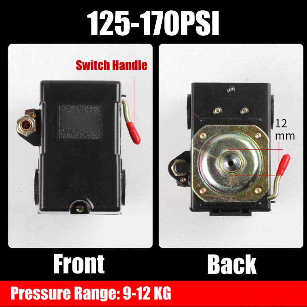 1Pc Pressure Switch Universal Pressure Switch Air Compressor Pump Control Valve Replacement ...