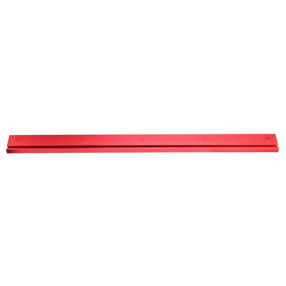 1Pc Red Aluminum Alloy T-Track T-Slot Miter Track Jig Fixture Chute ...