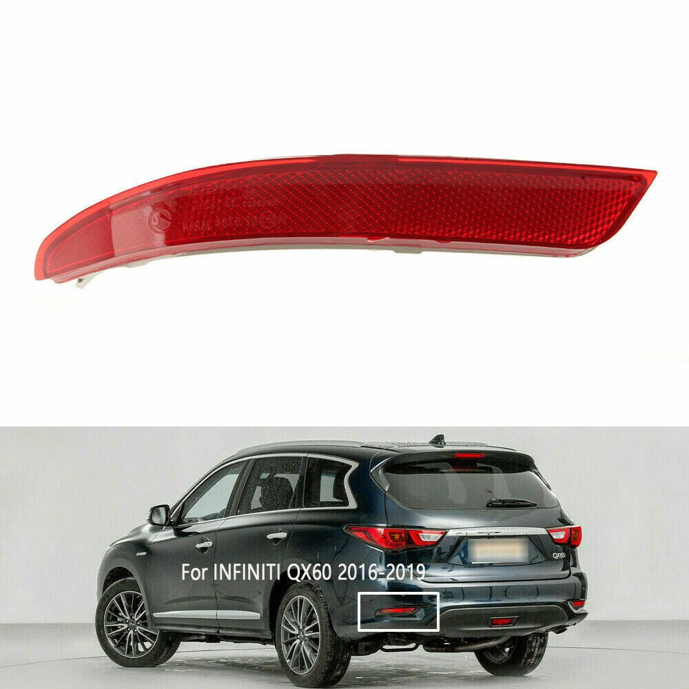 1Pc Red Left Rear Bumper Light Abs Plastic Car Tail Light Brake Lamp ...