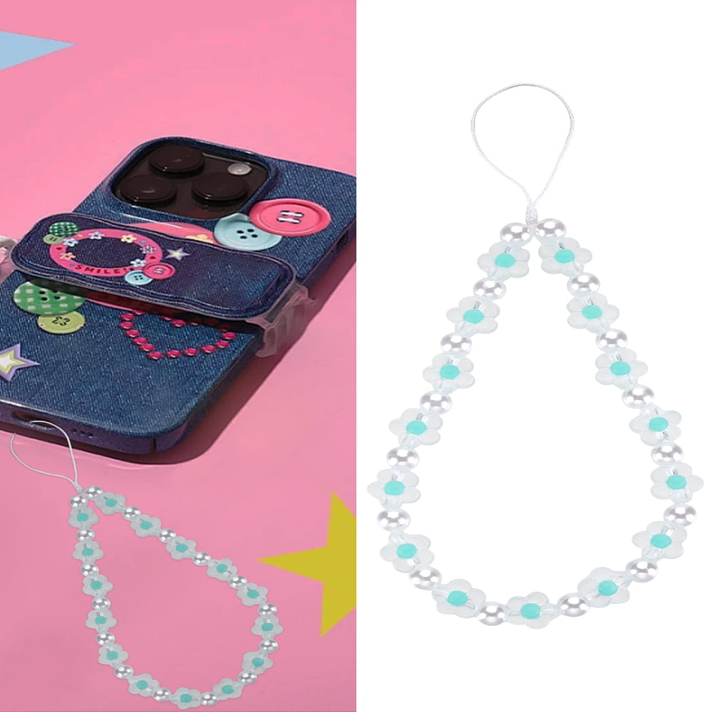 1Pc Resin Mobile Straps Flower Sky Blue 488mm for DIY - Walmart.com