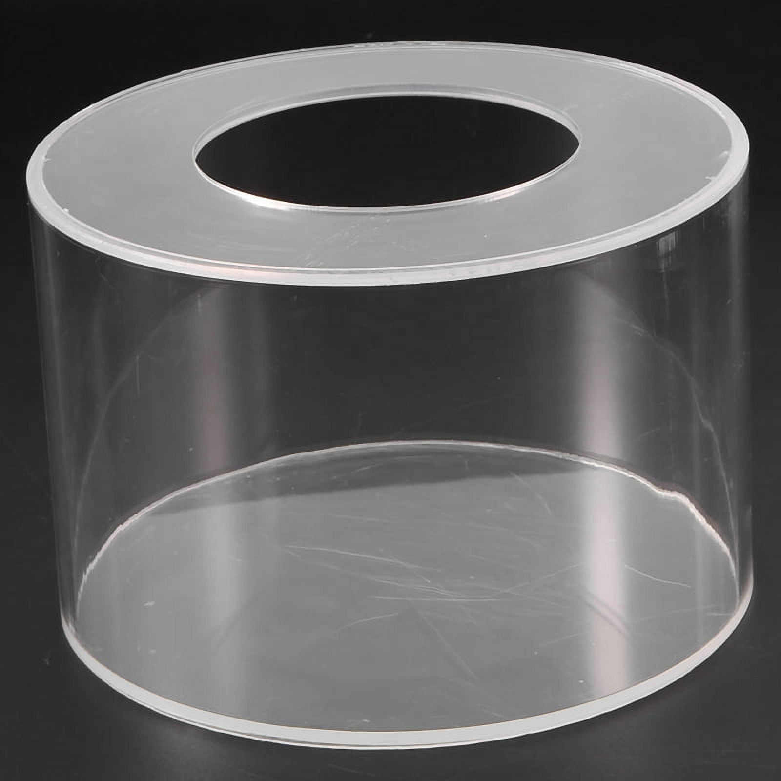 1Pc Round Acrylic Cake Display Board Cake Edge Smoother Cake Tray DIY ...