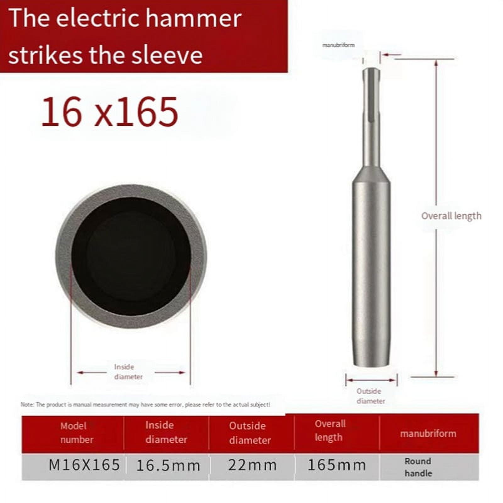 1Pc SDS Plus Ground Rod Driver 16mm Earth Stake Hammer Drill Grounding ...