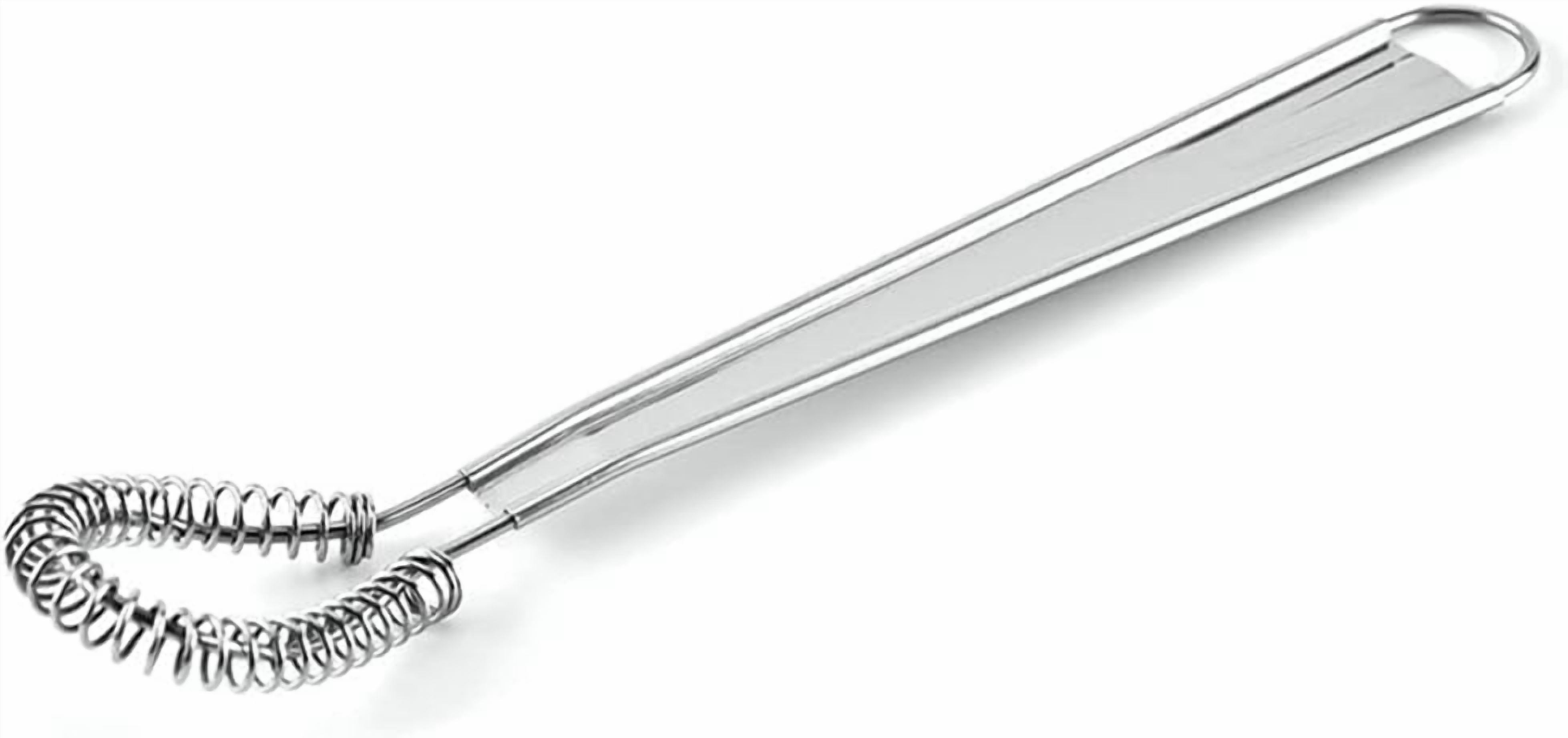 1Pc Silver Egg Beater Stainless Steel Mini Spring Coil Whisk Handheld ...