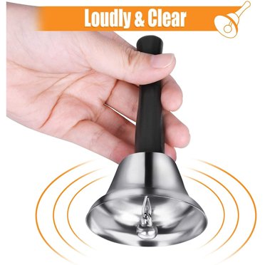 Super Loud Solid Brass Hand Call Bell - Walmart.com