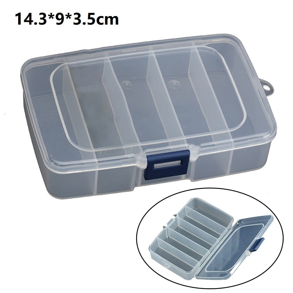 1Pc Small Parts Storage Case Tools Box Organizer 5 Compartments ...
