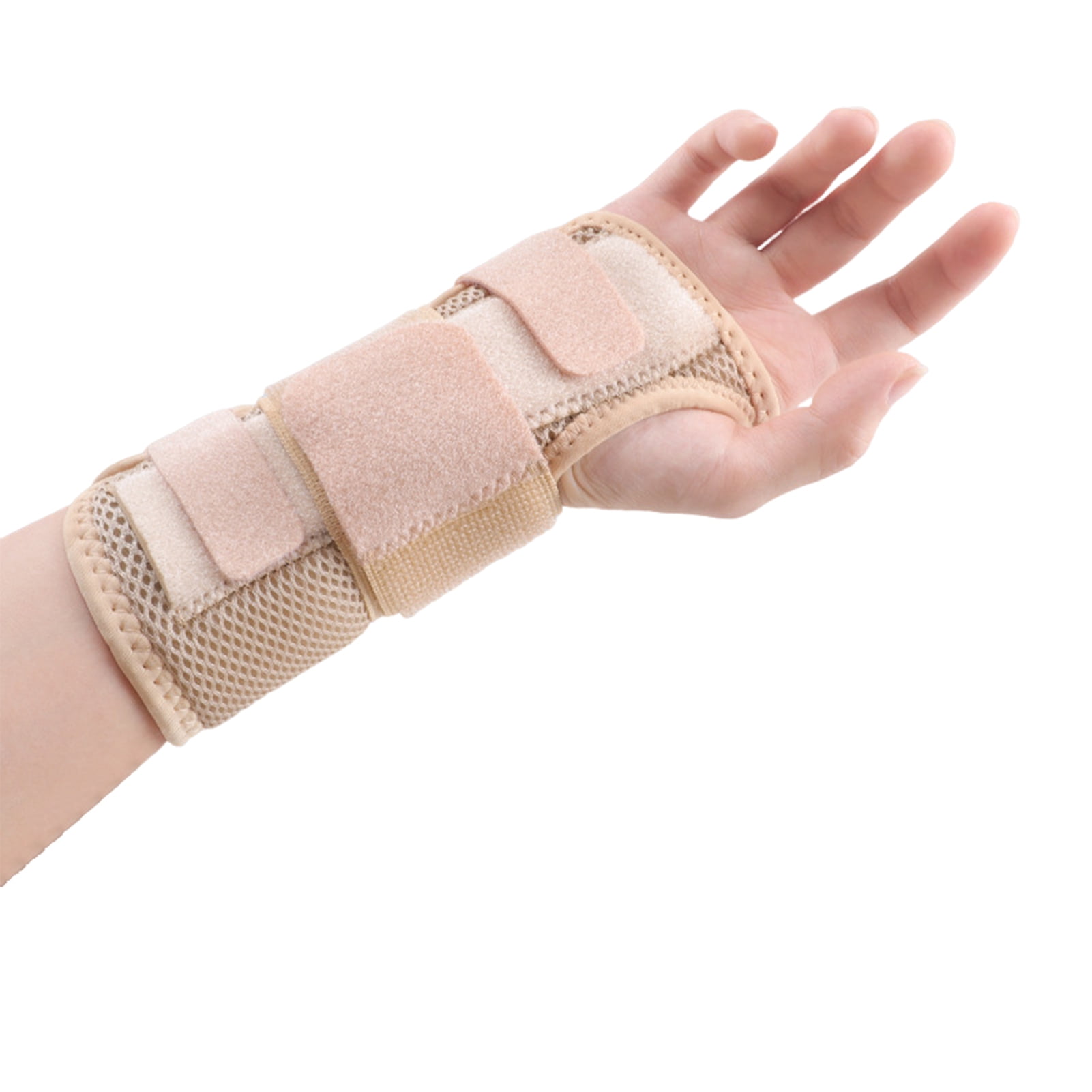 1Pc Sprained Wrist Brace Breathable Adjustable Left Right Hand ...