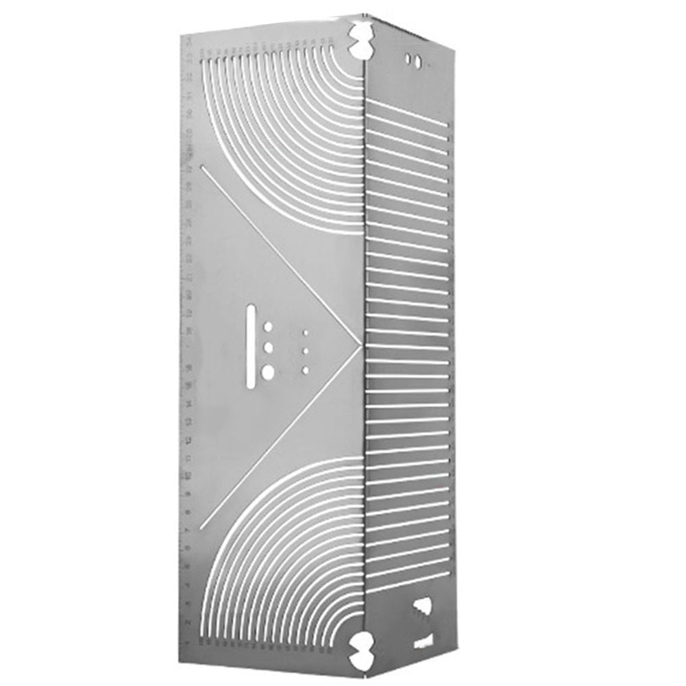 1Pc Square Tube Rounded Corner Drawing Tools 90°Arc Angle Marking Ruler ...