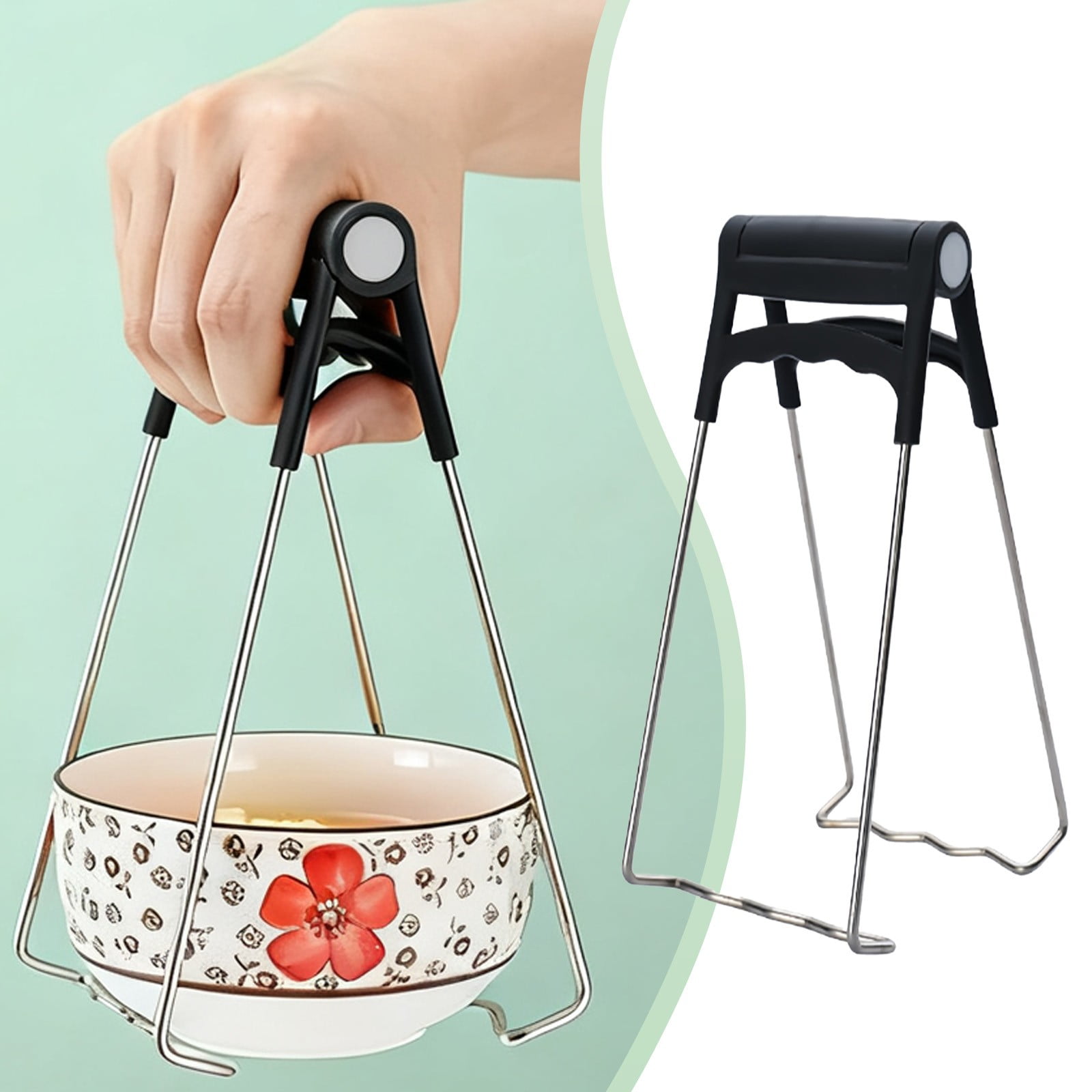 1Pc Stainless Steel Bowl Clip,Hot Plate Gripper,Hot Dish Plate Clip ...