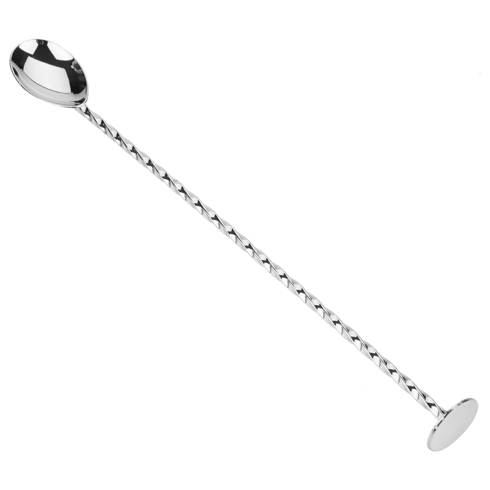 1Pc Stainless Steel Cocktail Spoon Beverage Coffee Mixing Layering Tool ...