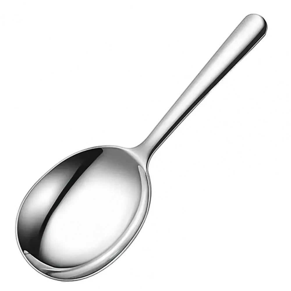 1Pc Stainless Steel Ladles For Serving Soup Rice Serving Spoon Drain ...