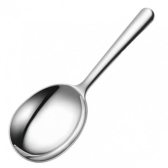 1Pc Stainless Steel Ladles For Serving Soup Rice Serving Spoon Drain ...