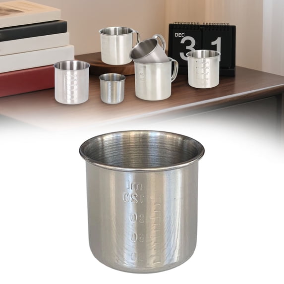 1Pc Stainless Steel Measuring Cup Measuring Cup For Kitchen,Stainless ...