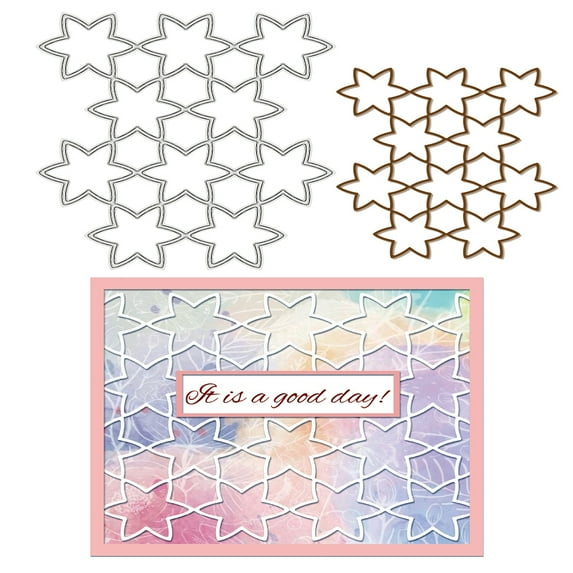 1Pc Star Theme Carbon Steel Cutting Dies Stencils Scrapbooking Template ...