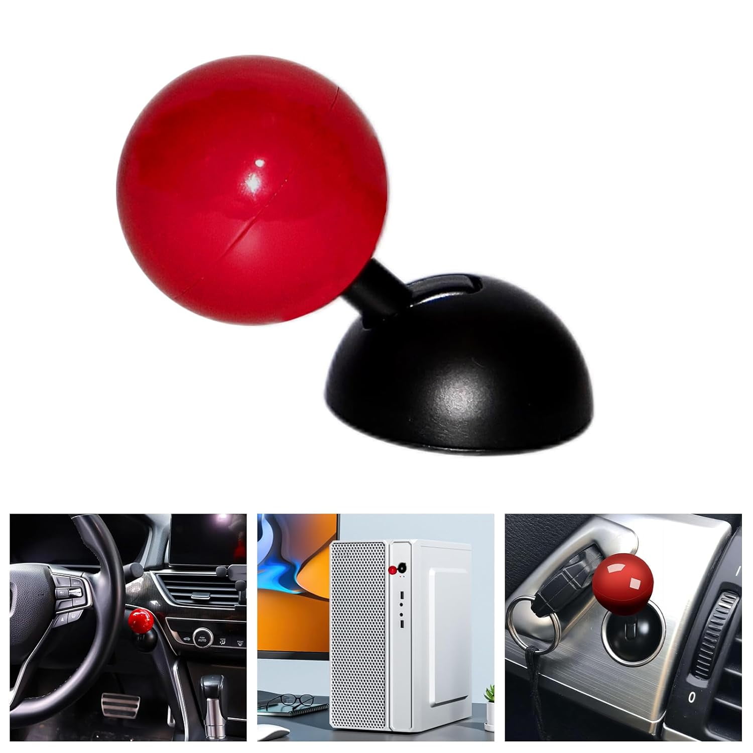 1Pc Start Button Joystick, Car Button Start Lever,Car Push Start Button ...