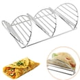 1Pc Taco Holder V-Shape Taco Rack Stainless Steel For Kitchen Dining ...