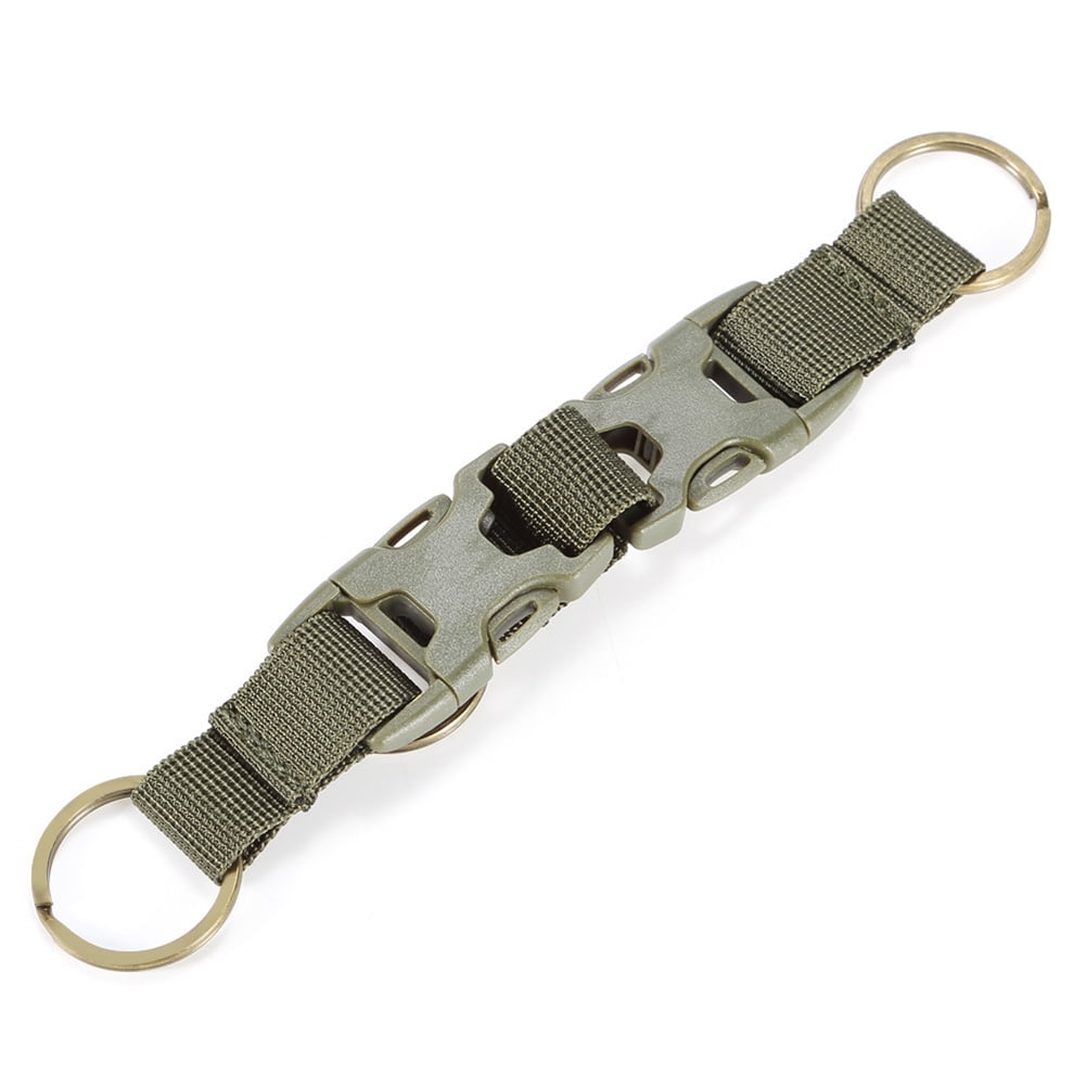 1Pc Tactical Gear Carabiner Clips, Premium Nylon Multifunction Webbing ...