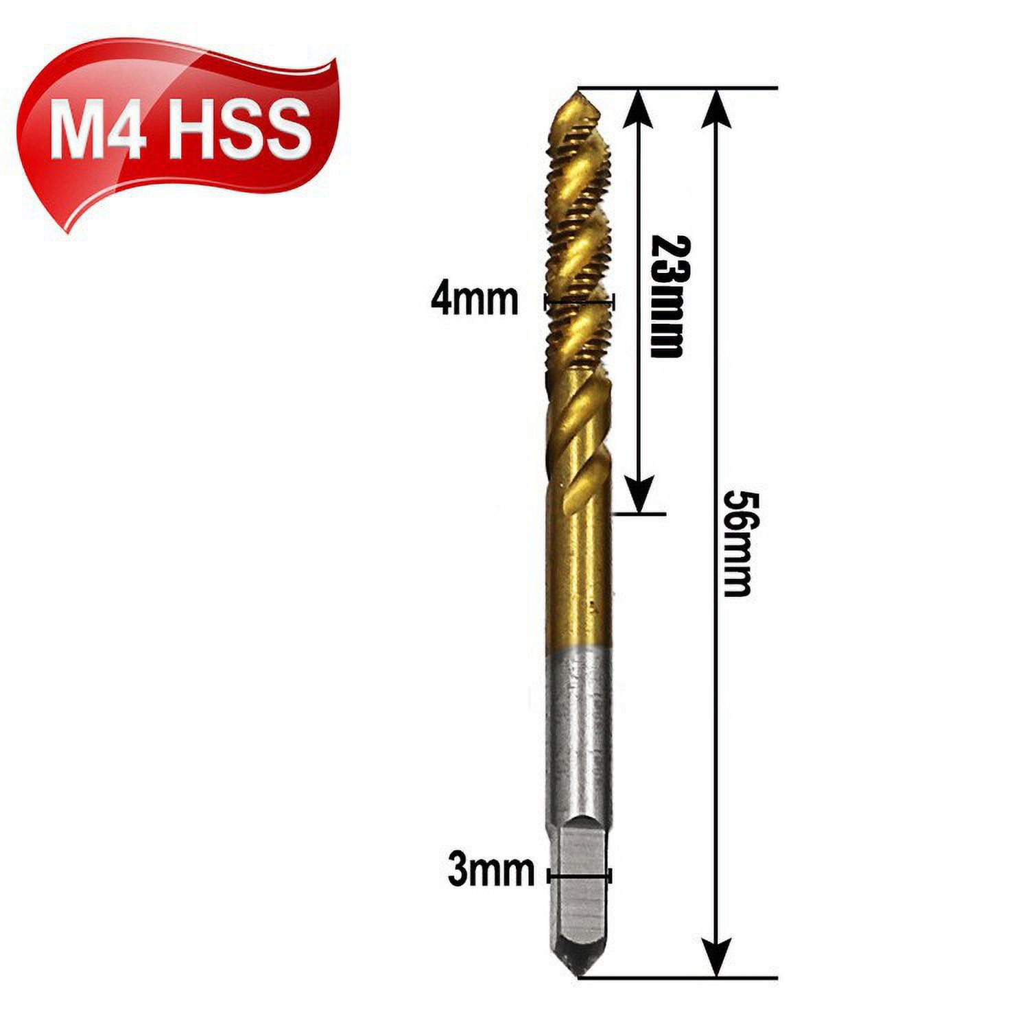 1Pc Thread Tap Drill Metric Hss Spiral Fluted Machine Screw Tap M5 M6 ...