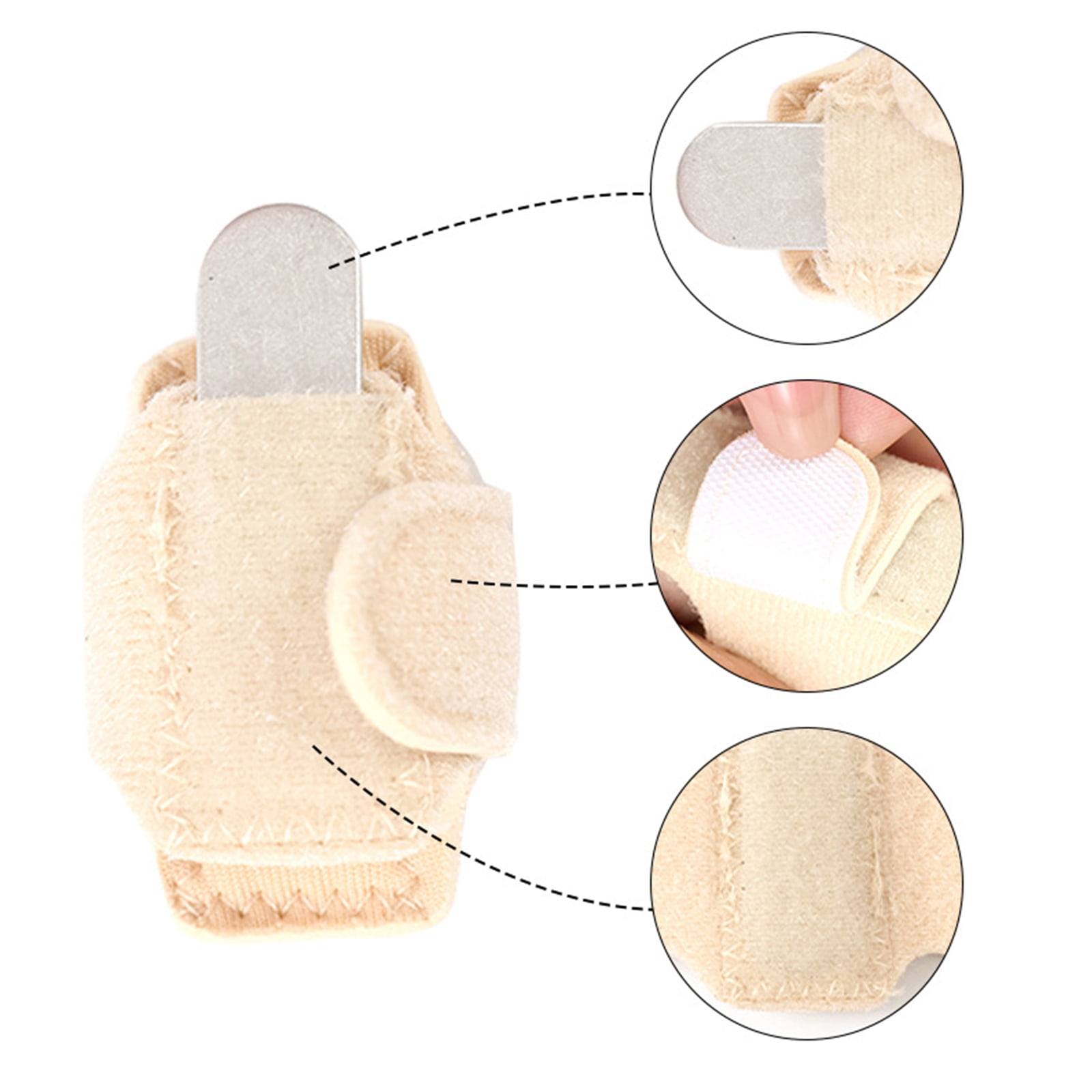 1Pc Toe Straightener for Women & Men, Nylon Adjustable Anti-Slip Toe ...