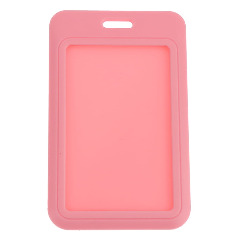 1Pc Two-Sided Credit Card Cover Hard Plastic Badge Holders With Slot ...