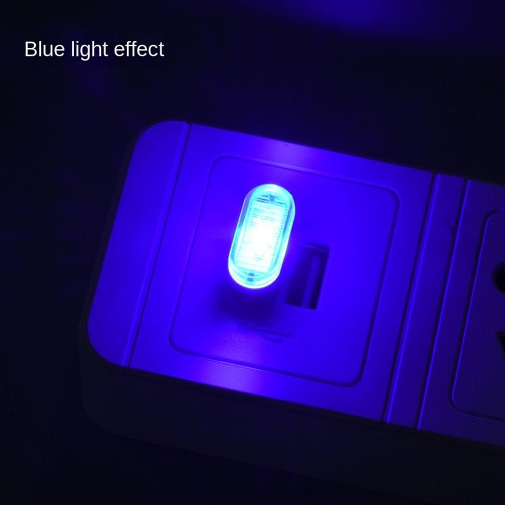 1Pc Usb Led Mini Car Light Neon Atmosphere Ambient Bright Lamp Light ...