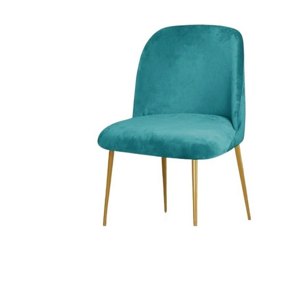 1Pc Velvet Short Back Chair Cover Duck Billed Chairs Cover Soft Dining ...