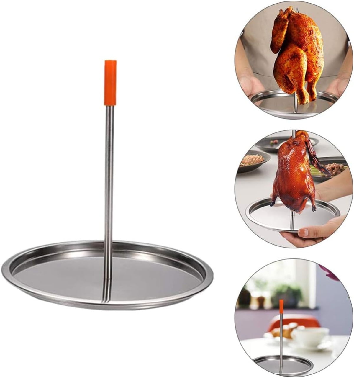 1Pc Vertical Barbecue Stand,Stainless Steel Barbecue Rack,BBQ ...