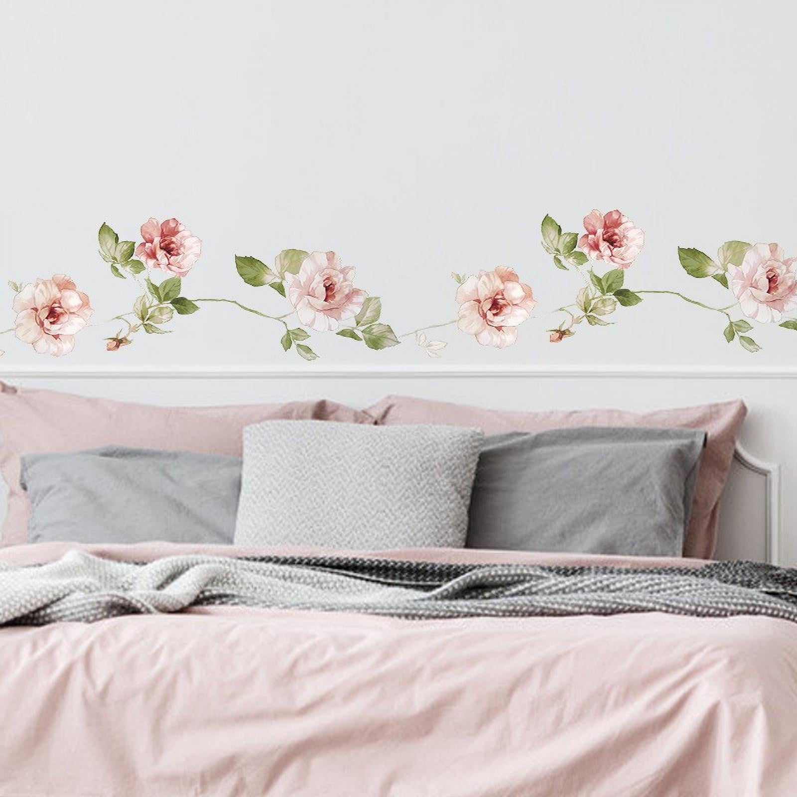 1Pc Vine Flower Plant Wall Sticker Vinyl Decal Nursery Home Art ...