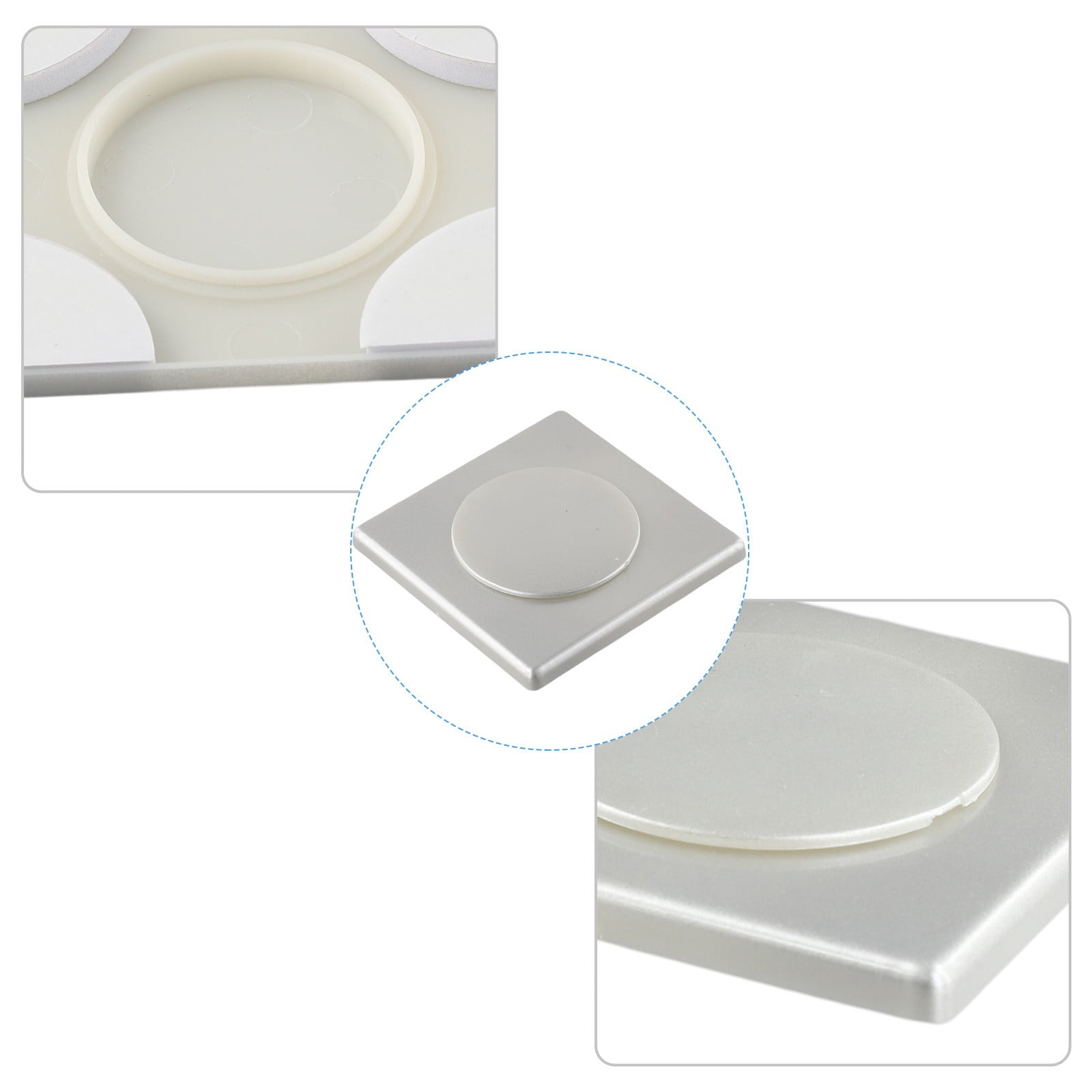 1Pc Wall Hole Decorative Cover Practical Wall Wire Hole Covers Panel ...