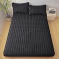 1Pc Waterproof Embossed Mattress Protector, 11.8" Thickened Fitted ...