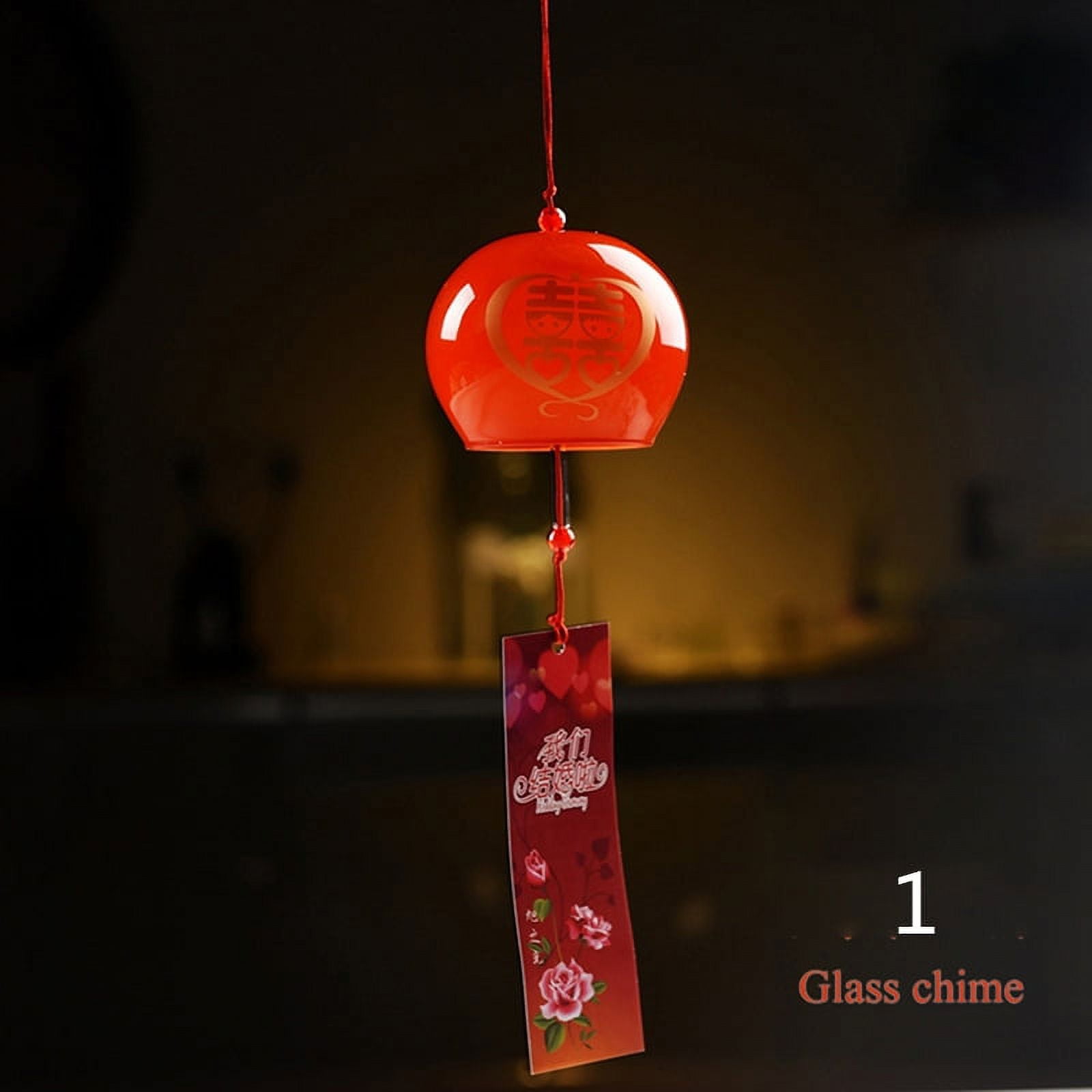 1Pc Wind Bell Japan Chimes Handmade Glass Furin Home Office Decors ...