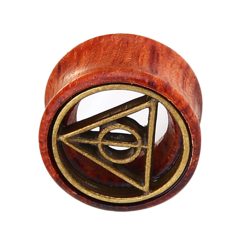 1Pc Women Men Girls Wood Ear Tunnels Ear Stretcher Plugs Gauge 8mm/10mm ...