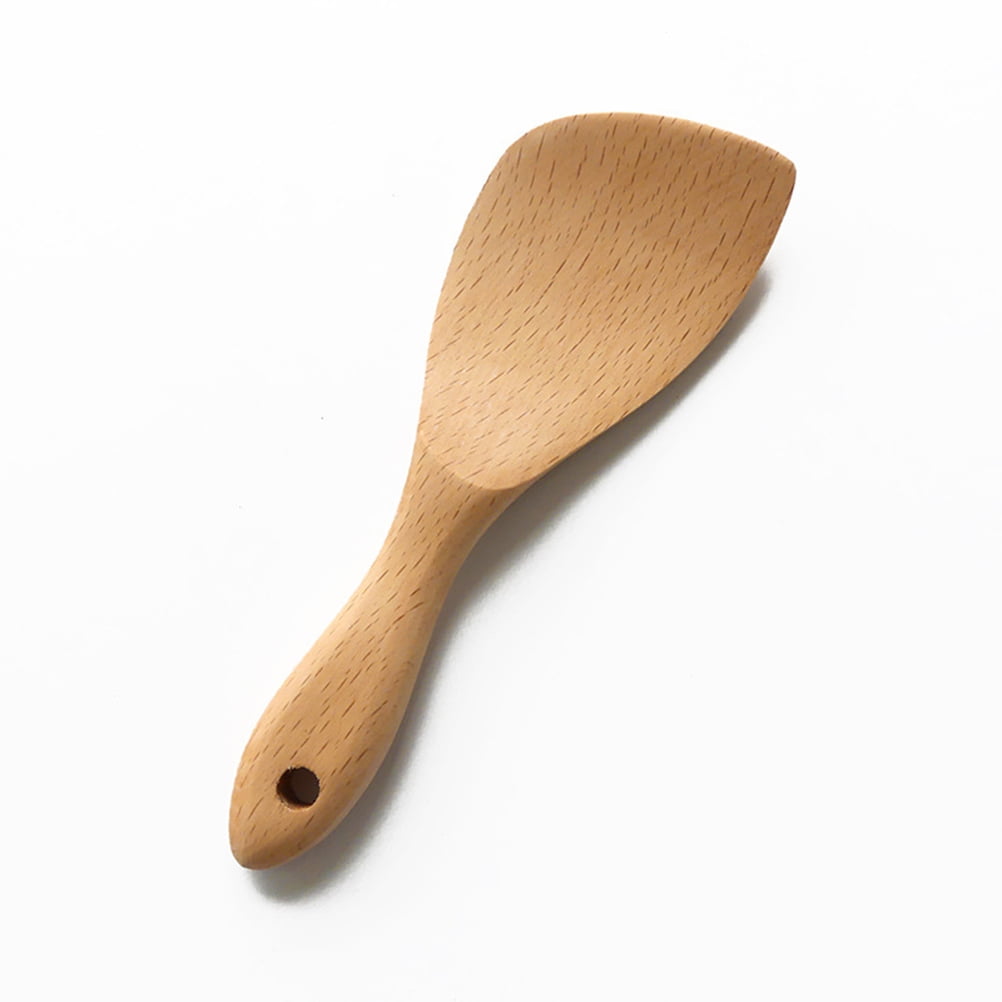 1Pc Wooden Rice Shovel Non-stick Pan Spade Houshold Kitchen Utensil ...