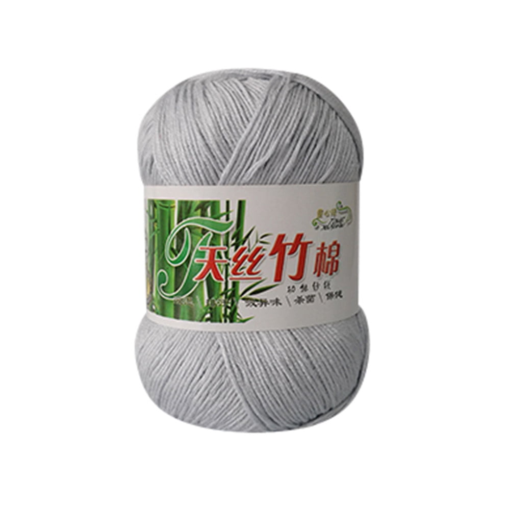 1Pc Wool New Bamboo Cotton Warm Soft Natural Knitting Crochet Knitwear ...