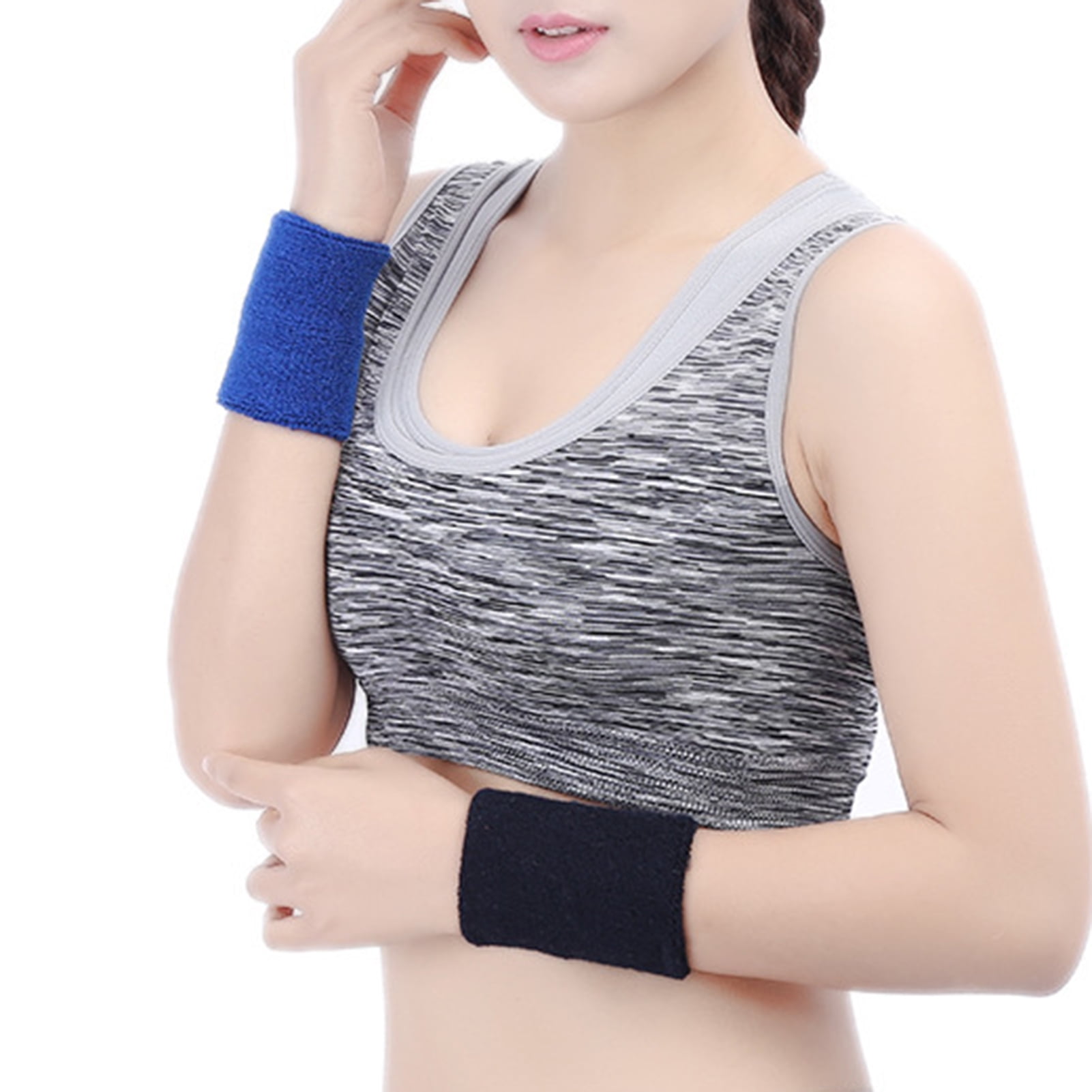 1Pc Wrist Brace High Elasticity Sweat-absorbent Unisex Sport Sweatband ...