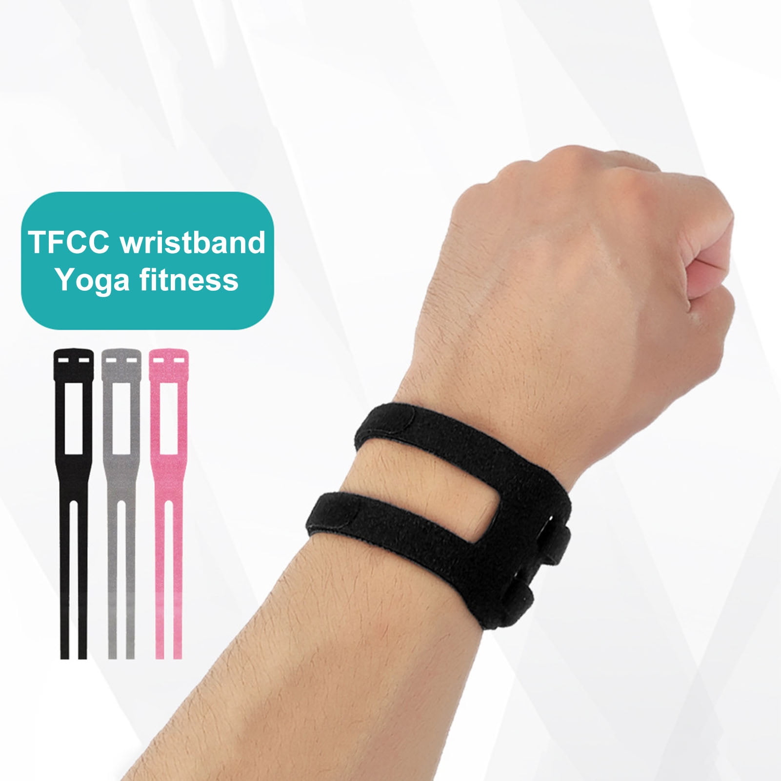 1Pc Wrist Wrap with Adjustable Fastener Tape Carpal Tunnel Relief ...