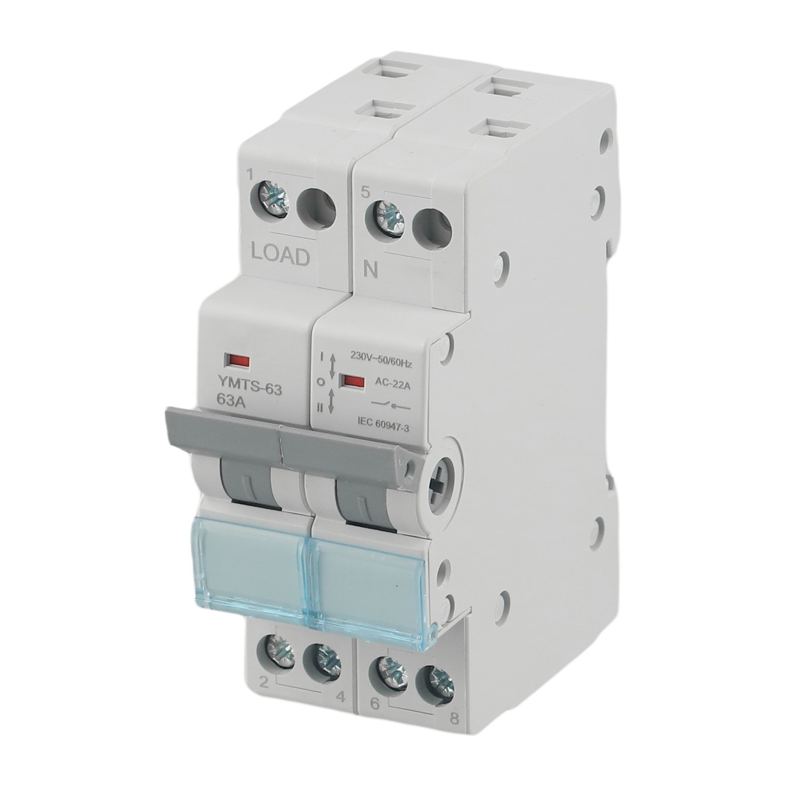 1Pc Ymts-63 Manual Changeover Transfer Switch Mts Dual Power Manual ...