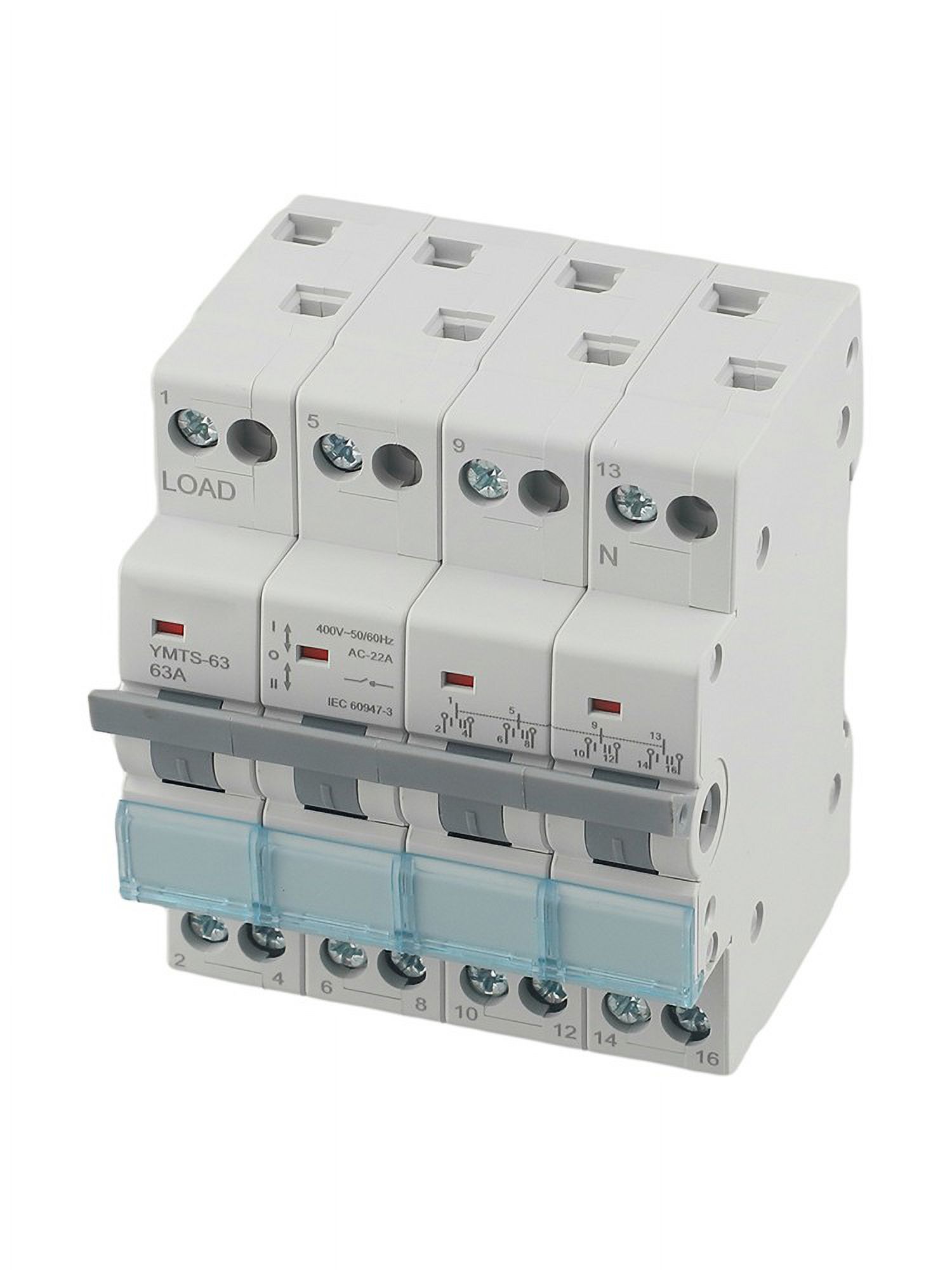 1Pc Ymts-63 Manual Changeover Transfer Switch Mts Dual Power Manual ...