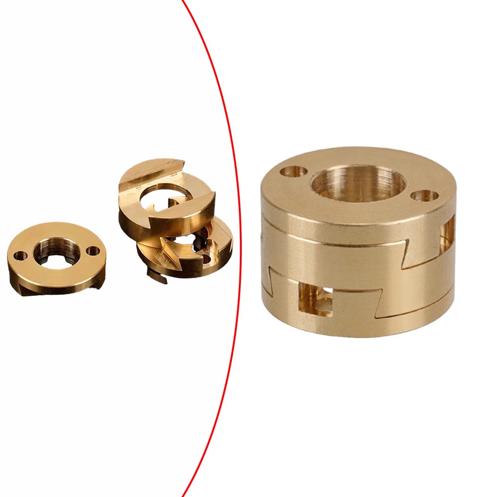 1Pc Z-Axis Screw Coupling For 3D Printer Parts Hot Bed T8 Screw Coupler ...