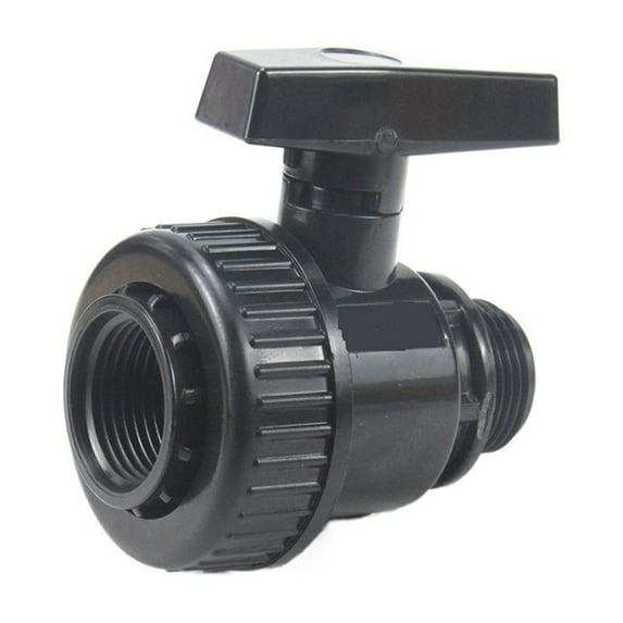 1Pcs 1/2"~2" Ball Valve Female-Male Thread Aquarium Tank Pipe Globe ...