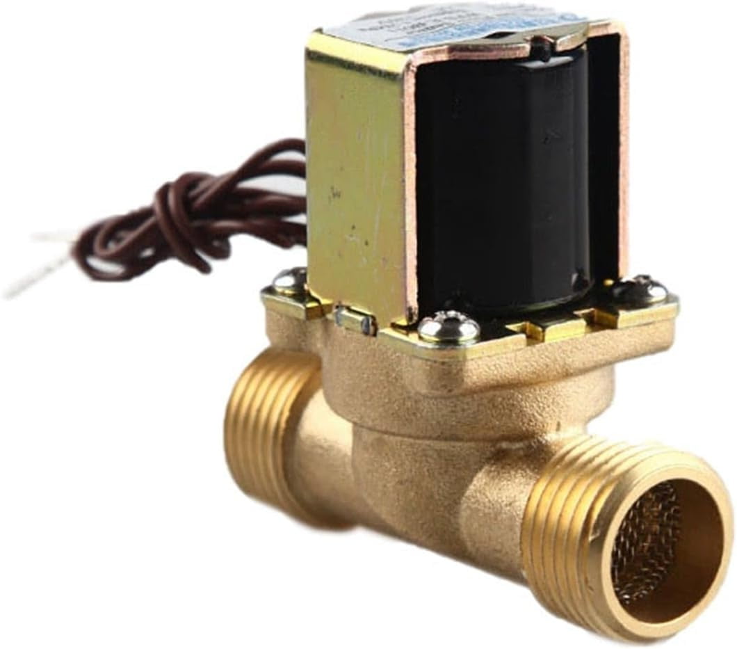1Pcs 1/2 3/4 Brass Electric Solenoid Valve 12v 24v 220v Water Inlet ...