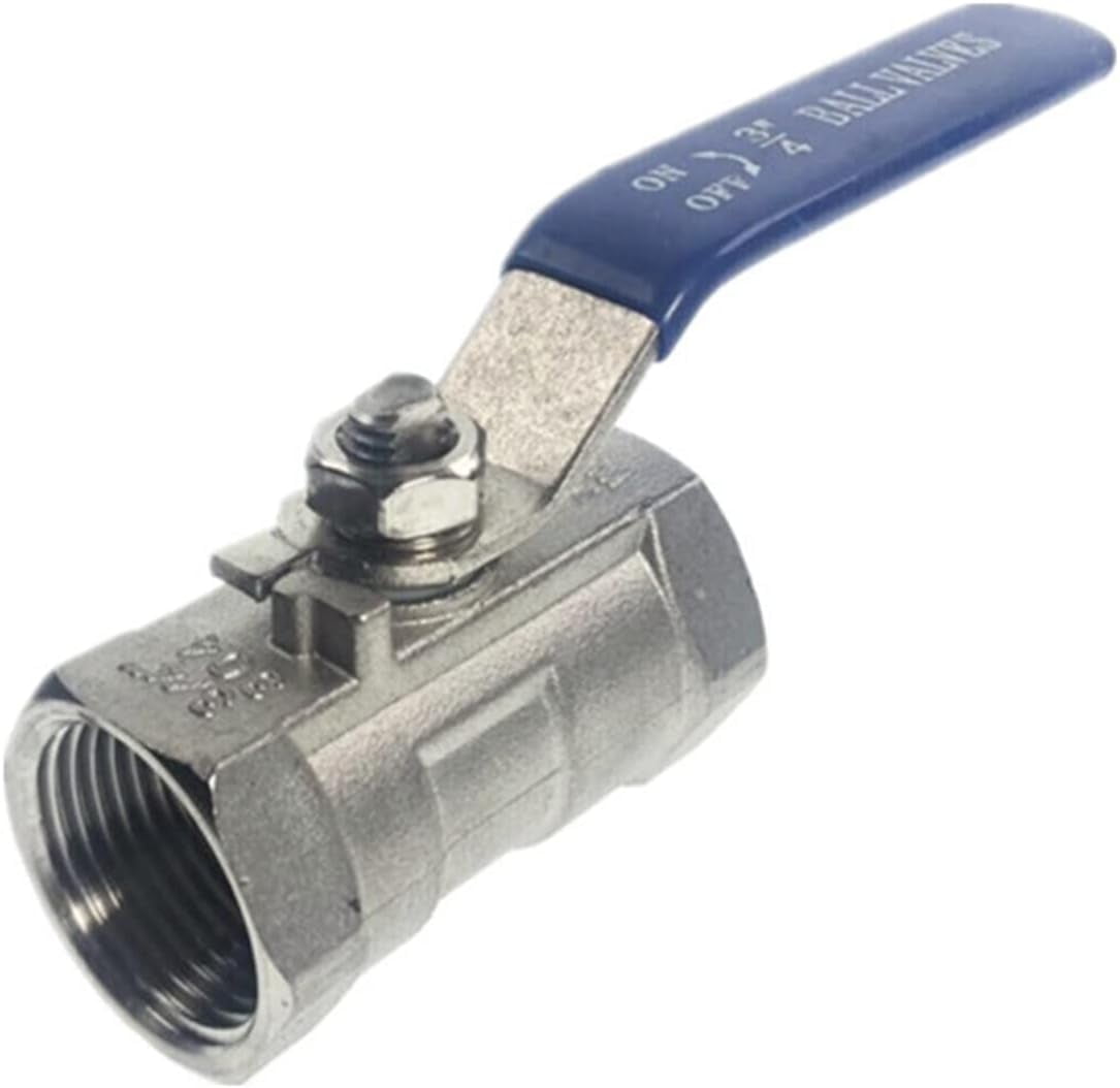 1Pcs 1/4 BSP Female Reducer Ports 304 Stainless Steel One-Piece Ball ...