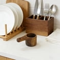 1Pcs 1/4 Cup Wooden Measuring Cup Kitchen Measure Tool with Handle ...