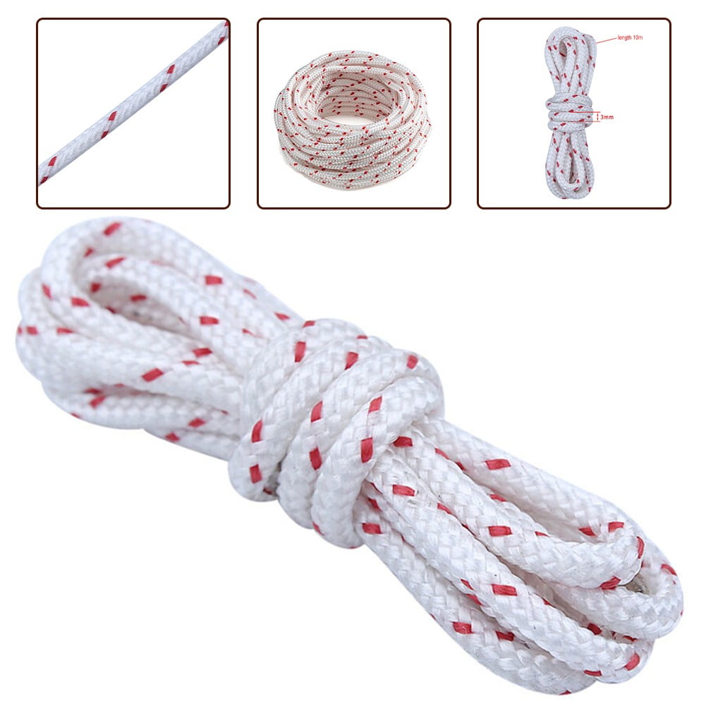 1Pcs 10 Meter 3Mm Nylon Fiber Recoil Pull Starter Cord Rope For Stihl ...
